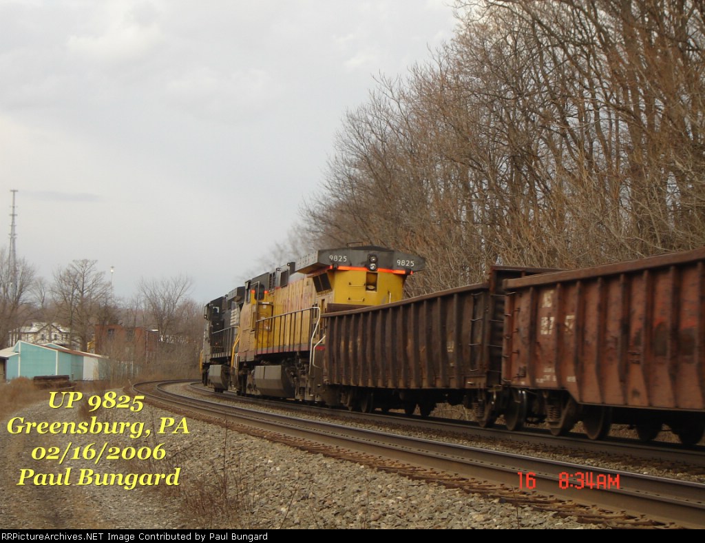 UP 9825 C44-9W 02/16/2006